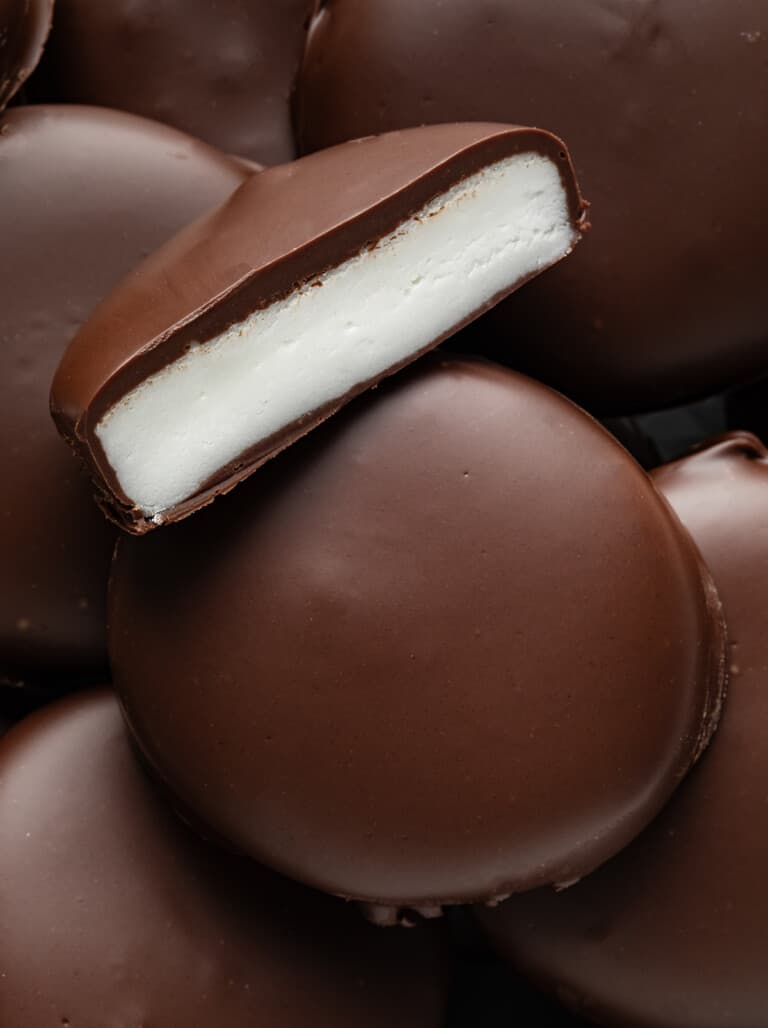 Homemade Peppermint Patties - i am baker