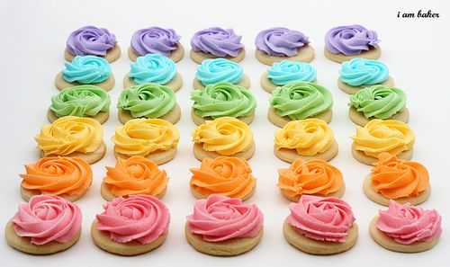 Rose Cookies - i am baker