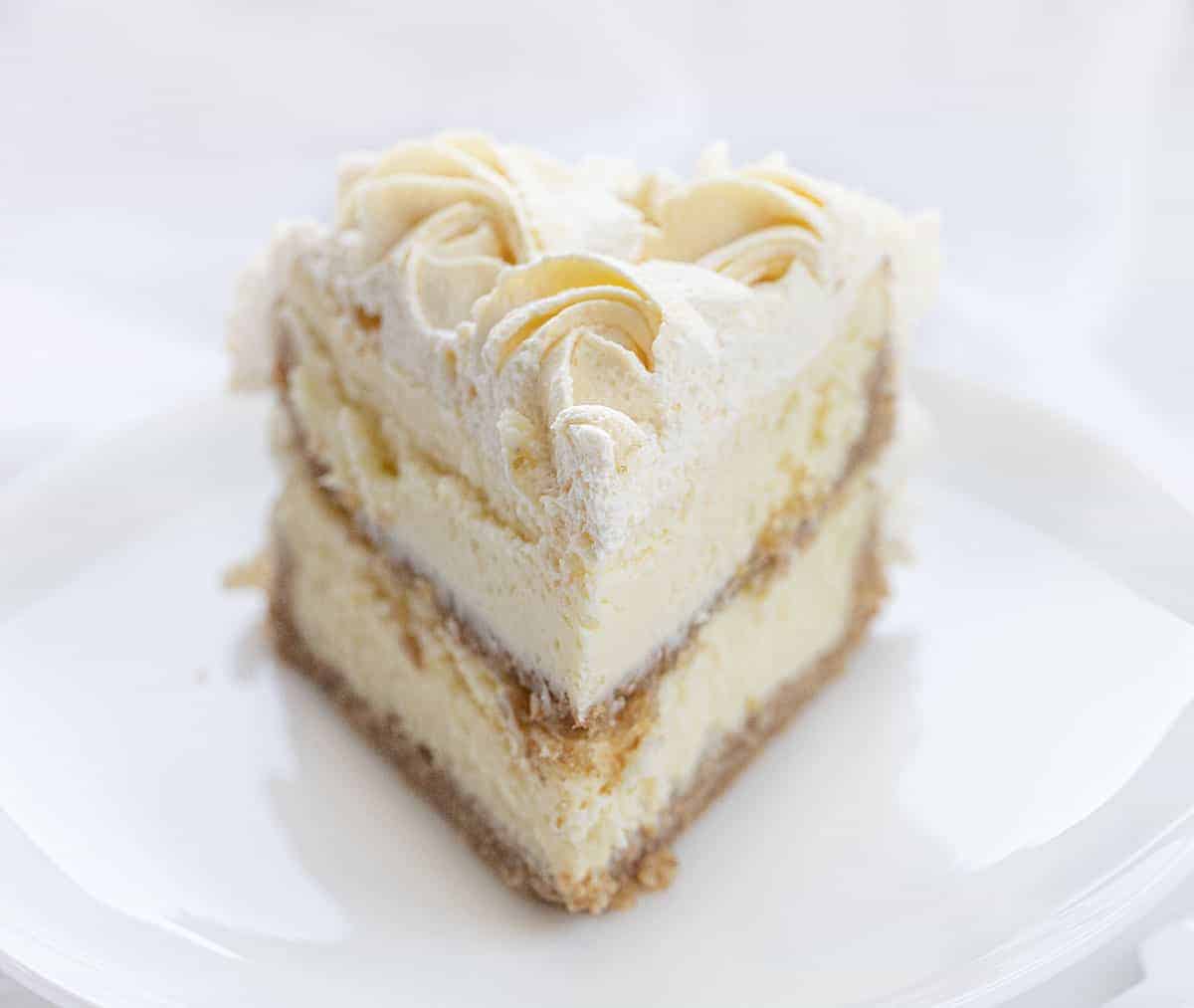 Double Decker Cheesecake - i am baker