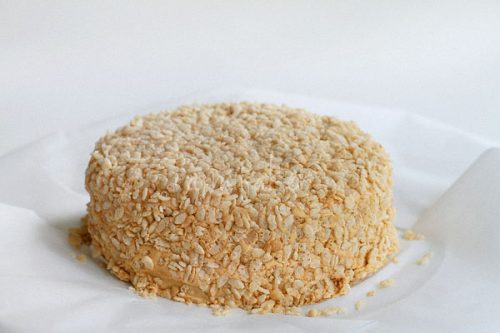 Crispy Chocolate Caramel Cake - i am baker