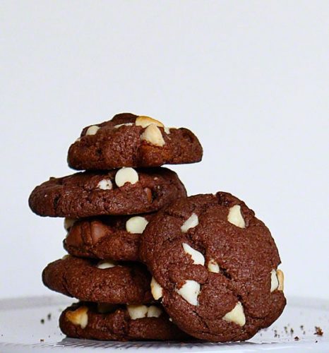 Triple Chocolate Devils Food Cookies - i am baker