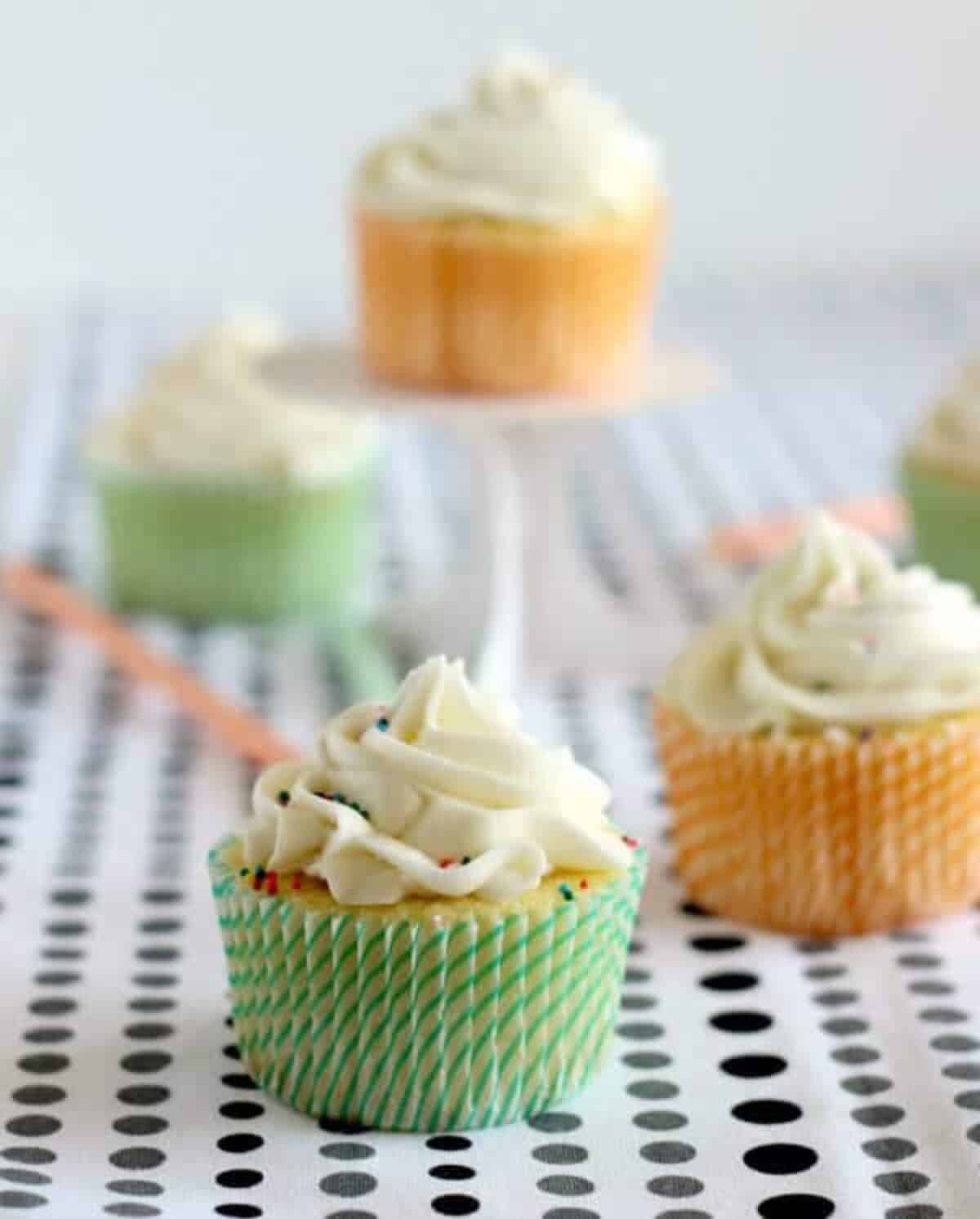 Vanilla Cupcakes with a Surprise Inside! - i am baker