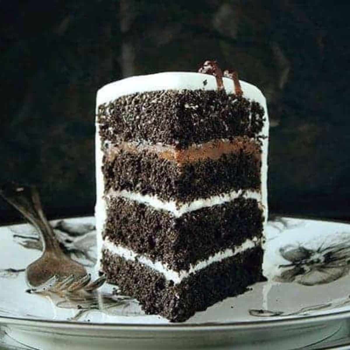 Black Velvet Cake - i am baker