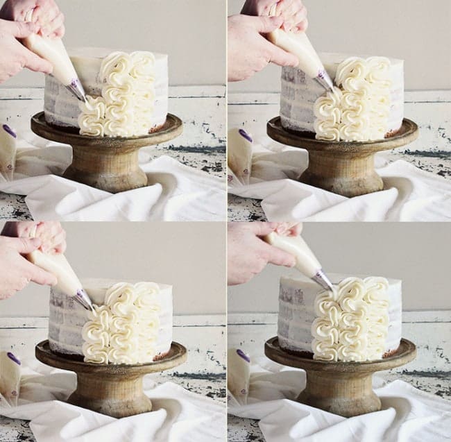 frilly cake {a tutorial} - i am baker
