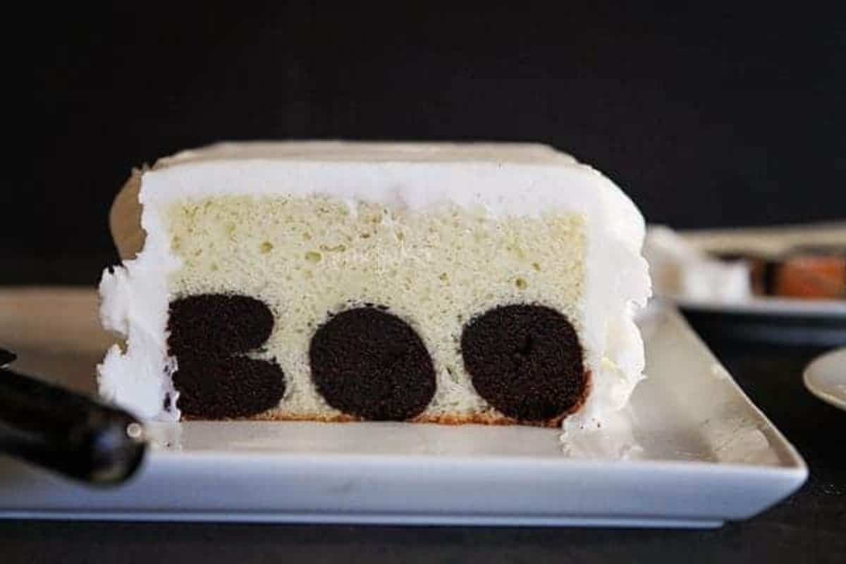 BOO surprise inside cake tutorial - i am baker