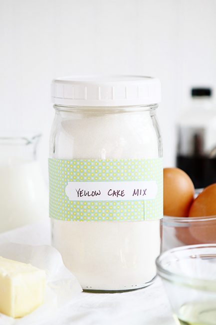 Homemade Yellow Cake Mix | I Am Baker