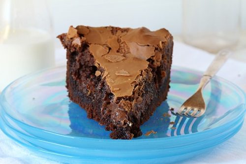 Chocolate Ooey Gooey Cake - i am baker