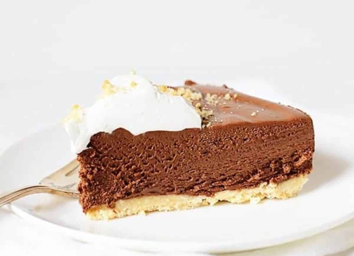 Easy Chocolate Pie - i am baker