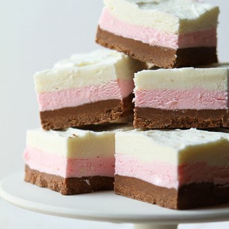 Neapolitan Fudge - i am baker