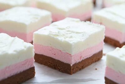 Neapolitan Fudge - i am baker