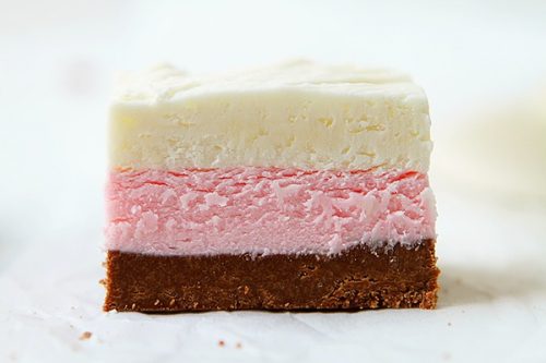 Neapolitan Fudge - i am baker
