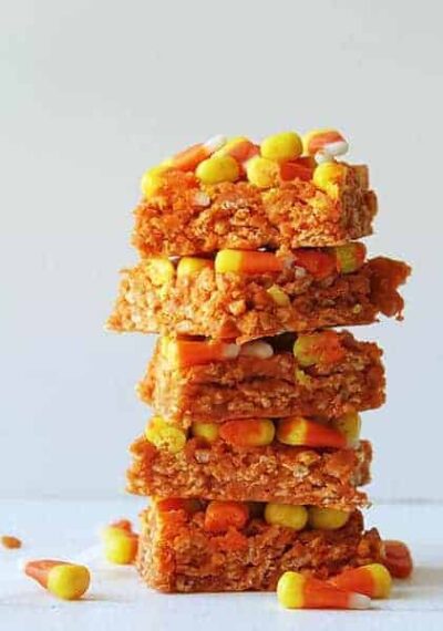 candy corn scotcharoo bars - i am baker