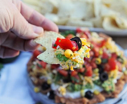 Eight Layer Dip - i am baker