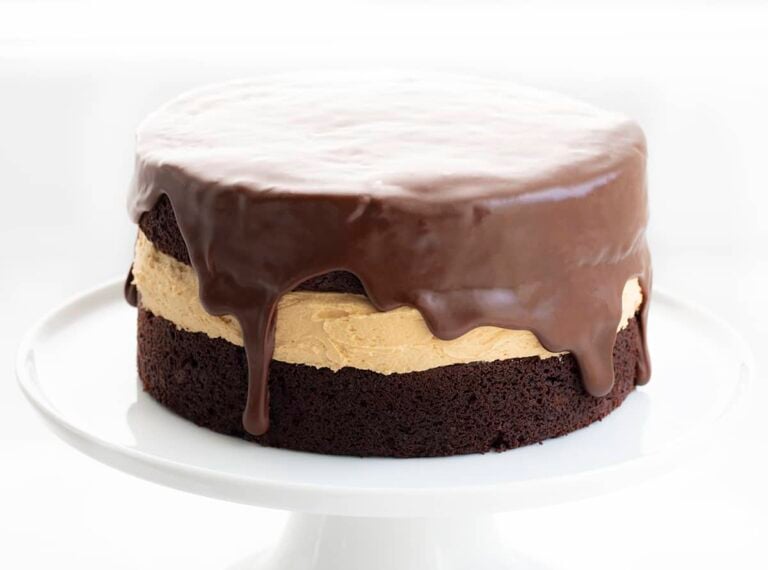 Biscoff Buckeye Cake - i am baker