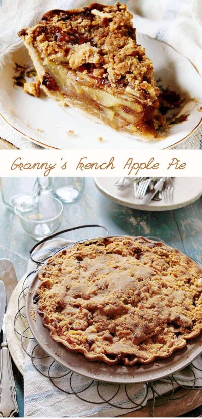 French Apple Cranberry Pie