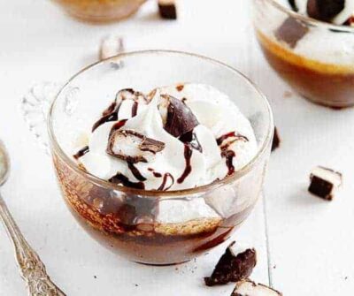 chocolate peppermint mug cake