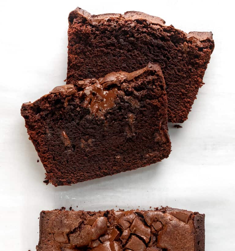 Double Chocolate Loaf Cake - i am baker