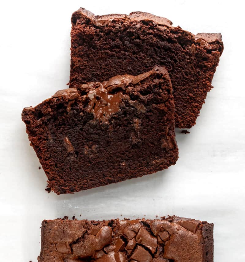 Double Chocolate Loaf Cake - i am baker