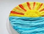Sunset Cake - i am baker