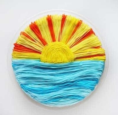Sunset Cake - i am baker