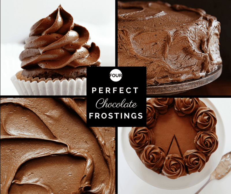 Four Perfect Chocolate Frostings - i am baker