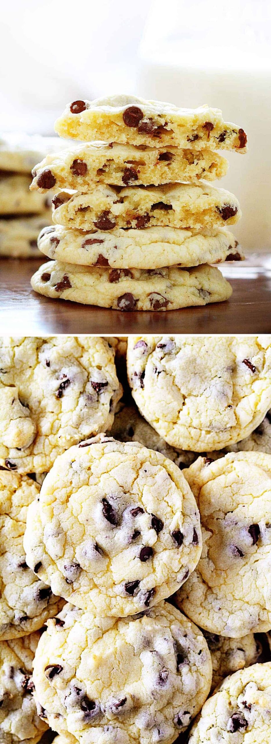 Chocolate Chip Cake Mix Cookies - i am baker