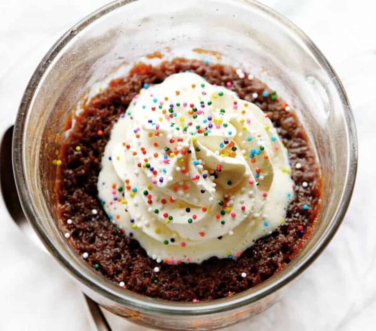 Fudgey Mug Cake - i am baker