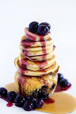 How to 'Extreme Cupcake' {blueberry muffin, pancake, and fresh ...