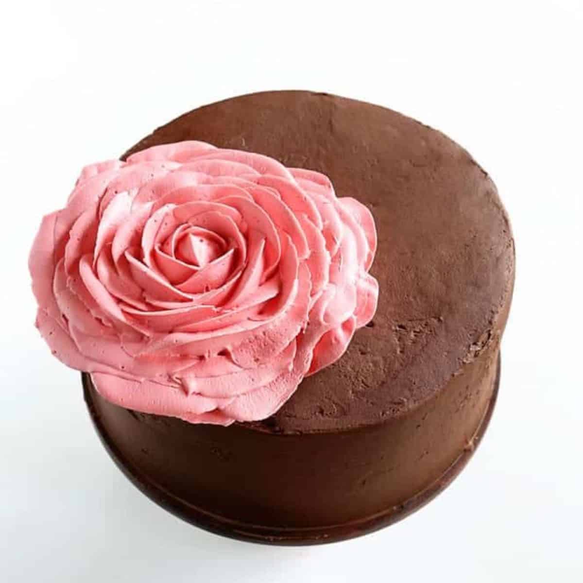 Yellow Ombre Rose Cake - i am baker