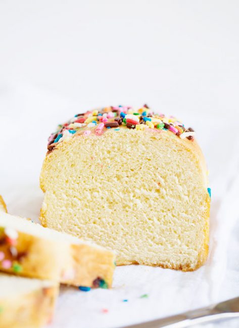 Hearth Bread with Rainbow Sprinkles - i am baker