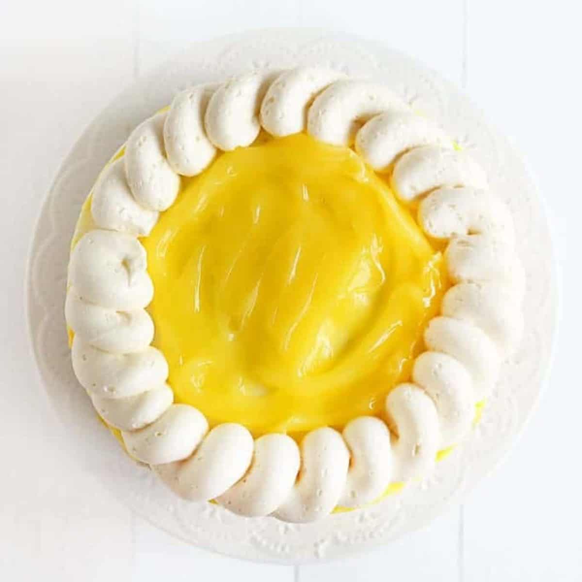 Lemon Cake with Lemon Buttercream - i am baker