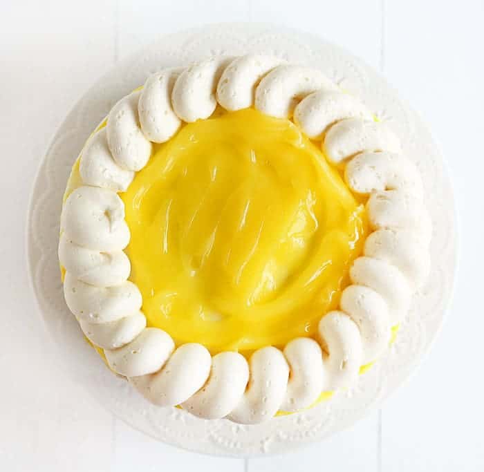 Lemon Cake with Lemon Buttercream - i am baker