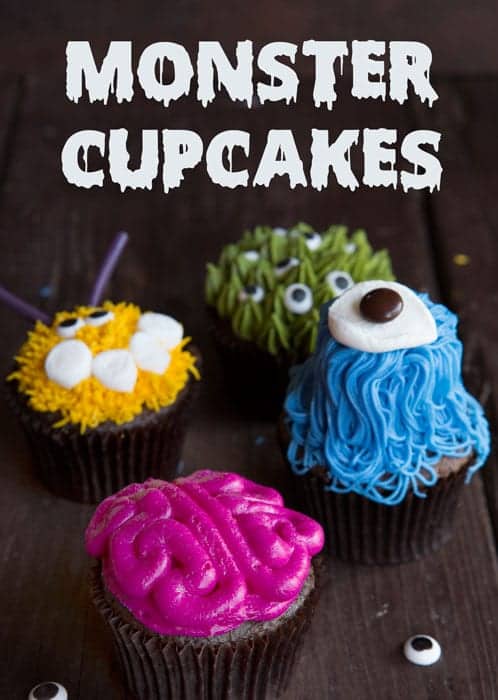 Monster Cupcakes {VIDEO TUTORIAL} - i am baker