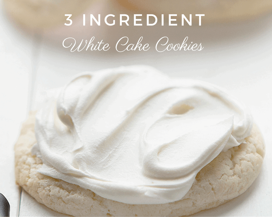 White Cake Cookies - i am baker