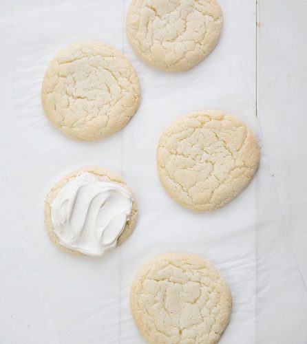 White Cake Cookies - i am baker