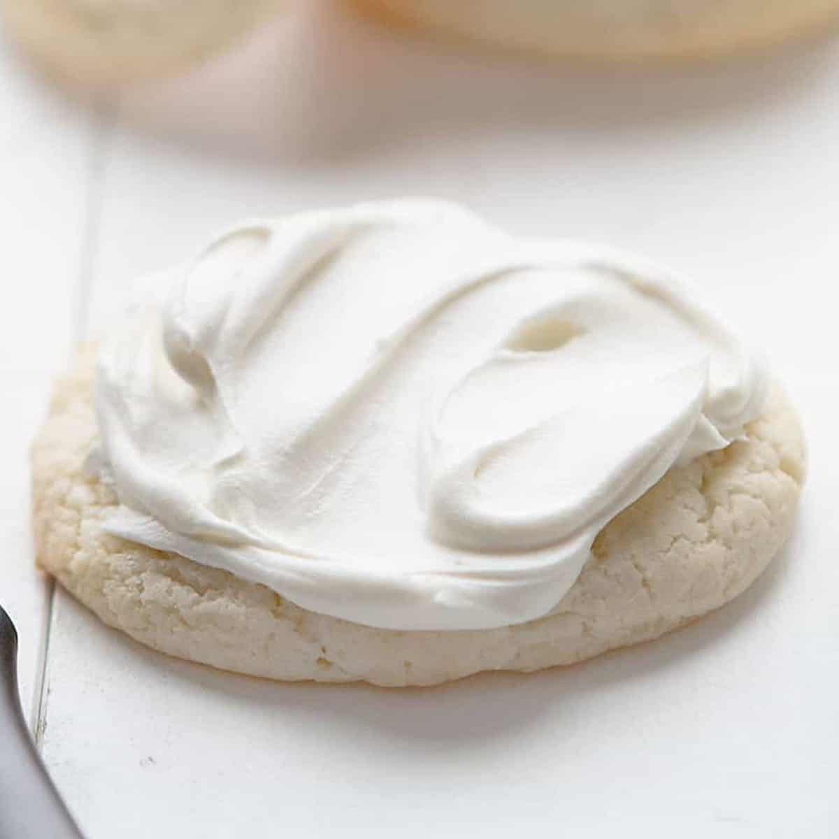 White Cake Cookies - i am baker