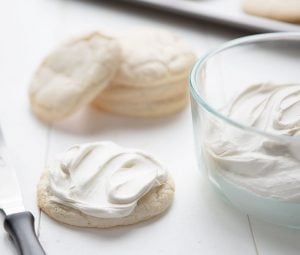 White Cake Cookies - i am baker