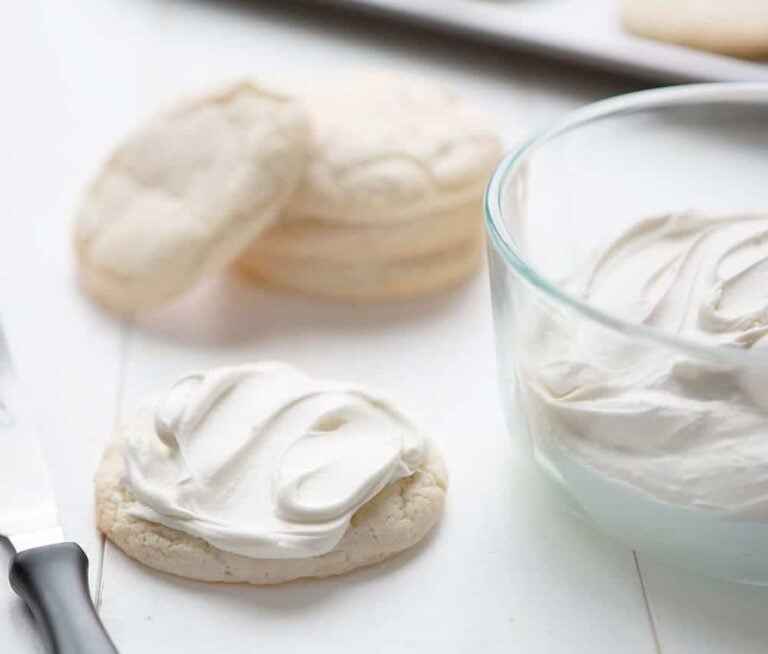 White Cake Cookies - i am baker