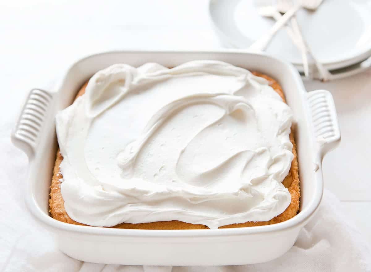 White Cake Recipe {VIDEO} - i am baker