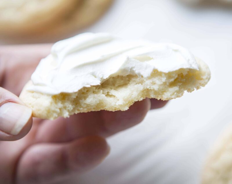 White Cake Cookies - i am baker
