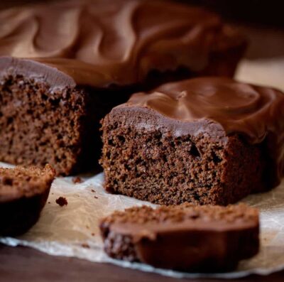 {Giant and Mini} Skinny Chocolate Peppermint Quick Bread - i am baker