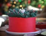Christmas Wreath Cake - i am baker