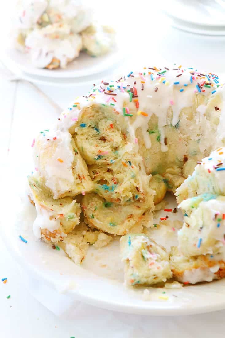 Sprinkles Monkey Bread {VIDEO} - i am baker