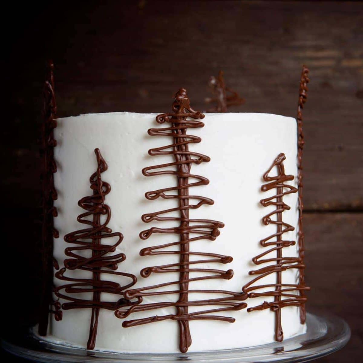 Mint Chocolate Cake with Mint Buttercream Frosting - i am baker