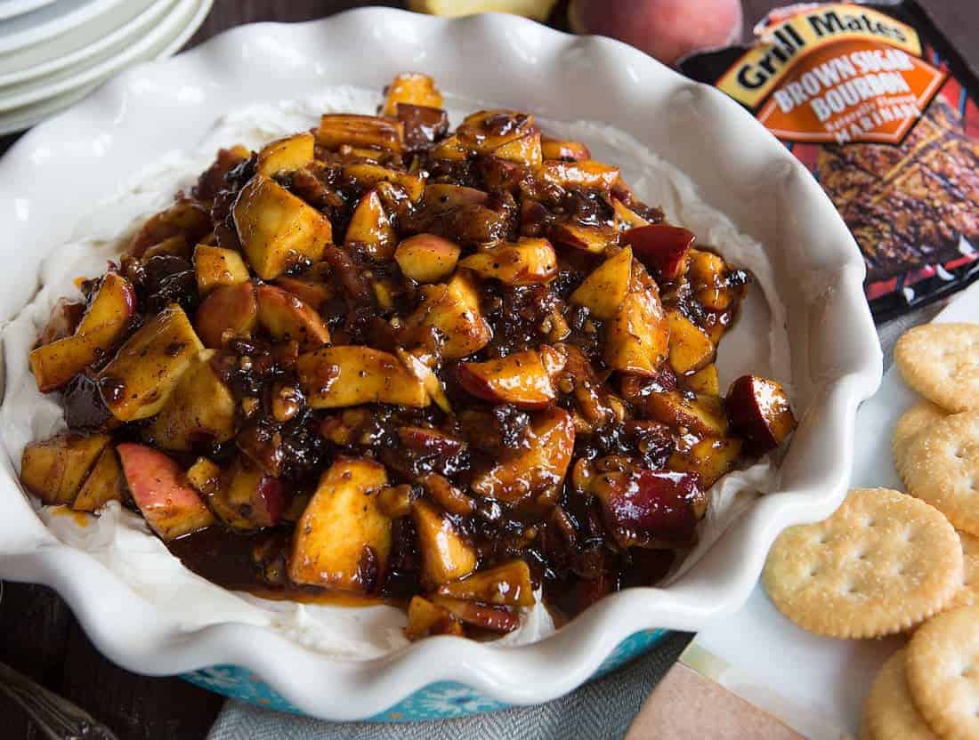 Sweet Peach and Pecan Dip - i am baker