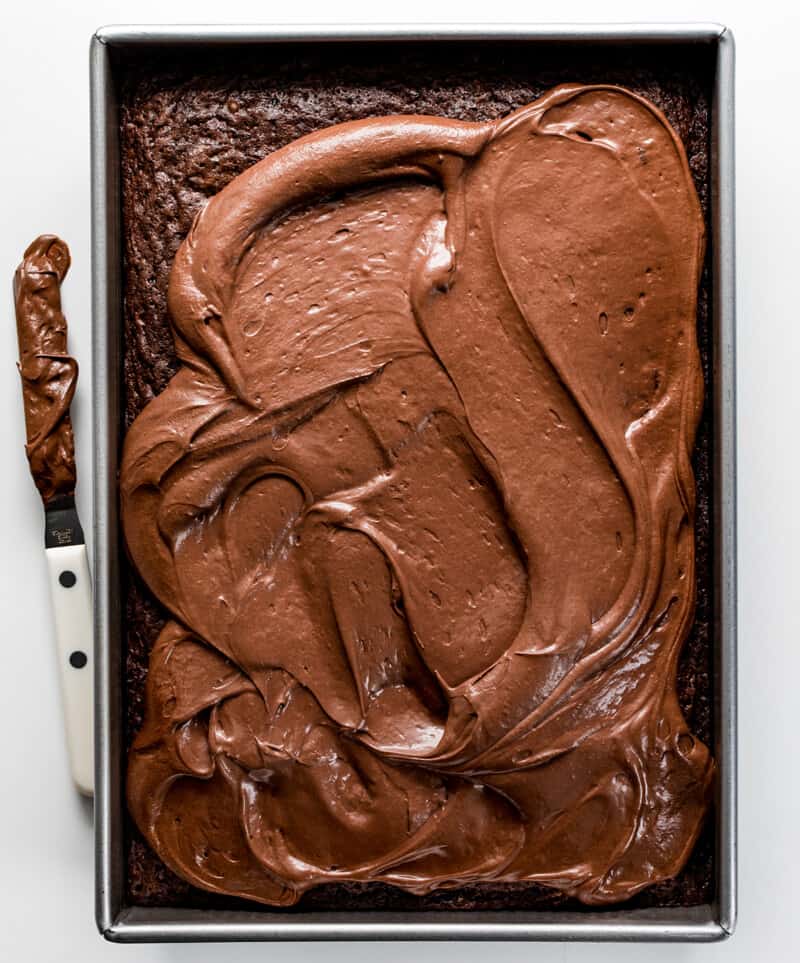 Double Fudge Cake - i am baker