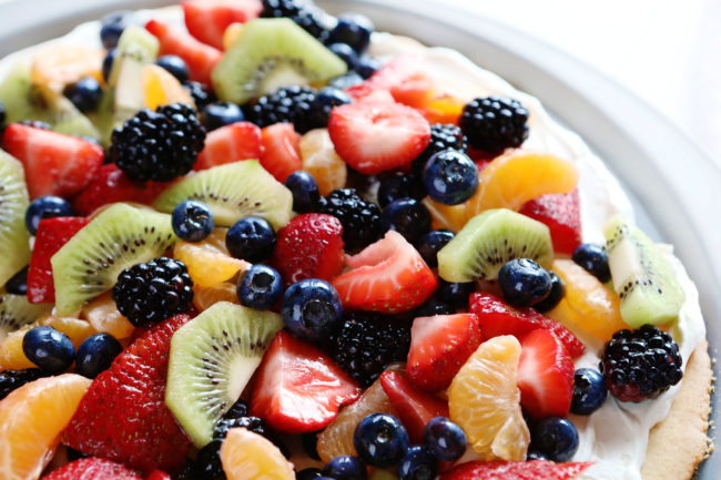 Fruit Pizza {Two Ways} - i am baker