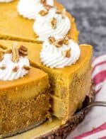 Pumpkin Cheesecake {VIDEO} | i am baker
