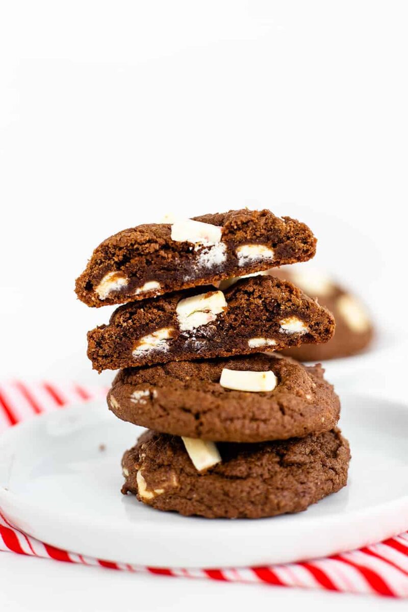 Chocolate Peppermint Cookies - i am baker