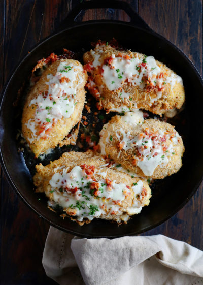 Bacon and Cream Cheese Stuffed Chicken Breast | I Am Baker